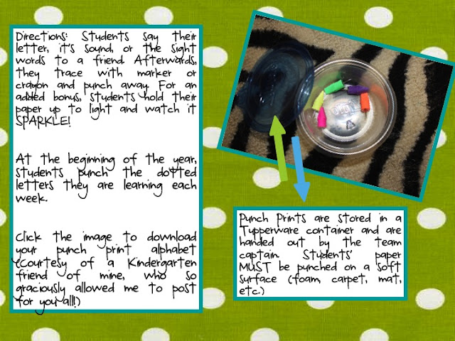 Eberhart's Explorers: Punch Print Work Station