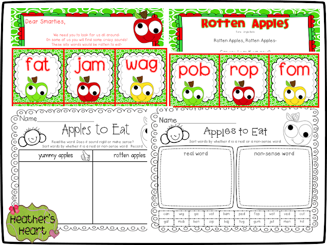 Heather's Heart: The Rotten Apple Hunt: A CVC Reading Adventure