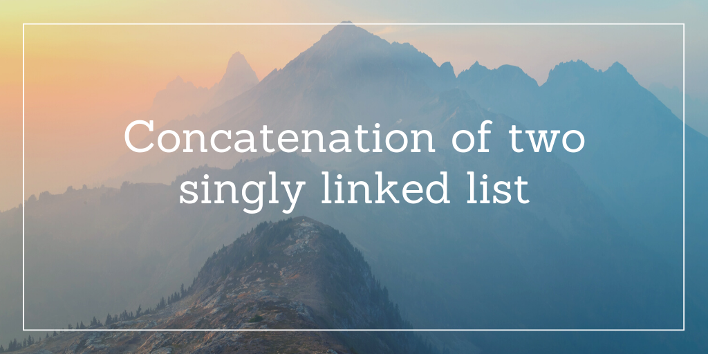 Concatenation of two singly linked list ~ Codearea.in Concatenation of two singly linked list ~ Codearea.in