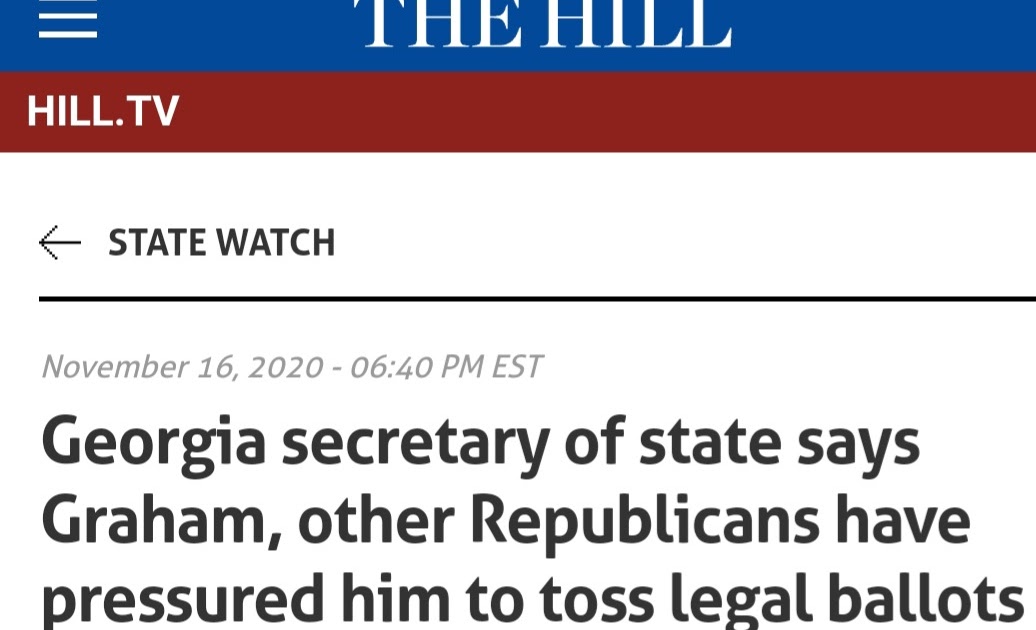 Words Worth Gop Secretary Of State Says Georgia Secretary Of State
