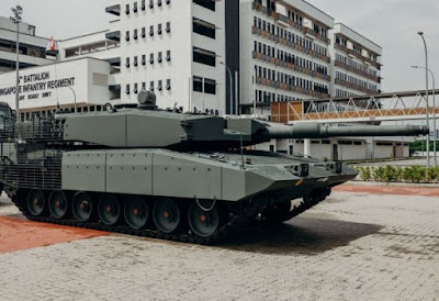 DEFENSE STUDIES: Singaporean Leopard 2 Tanks Are Equipped For Urban Warfare