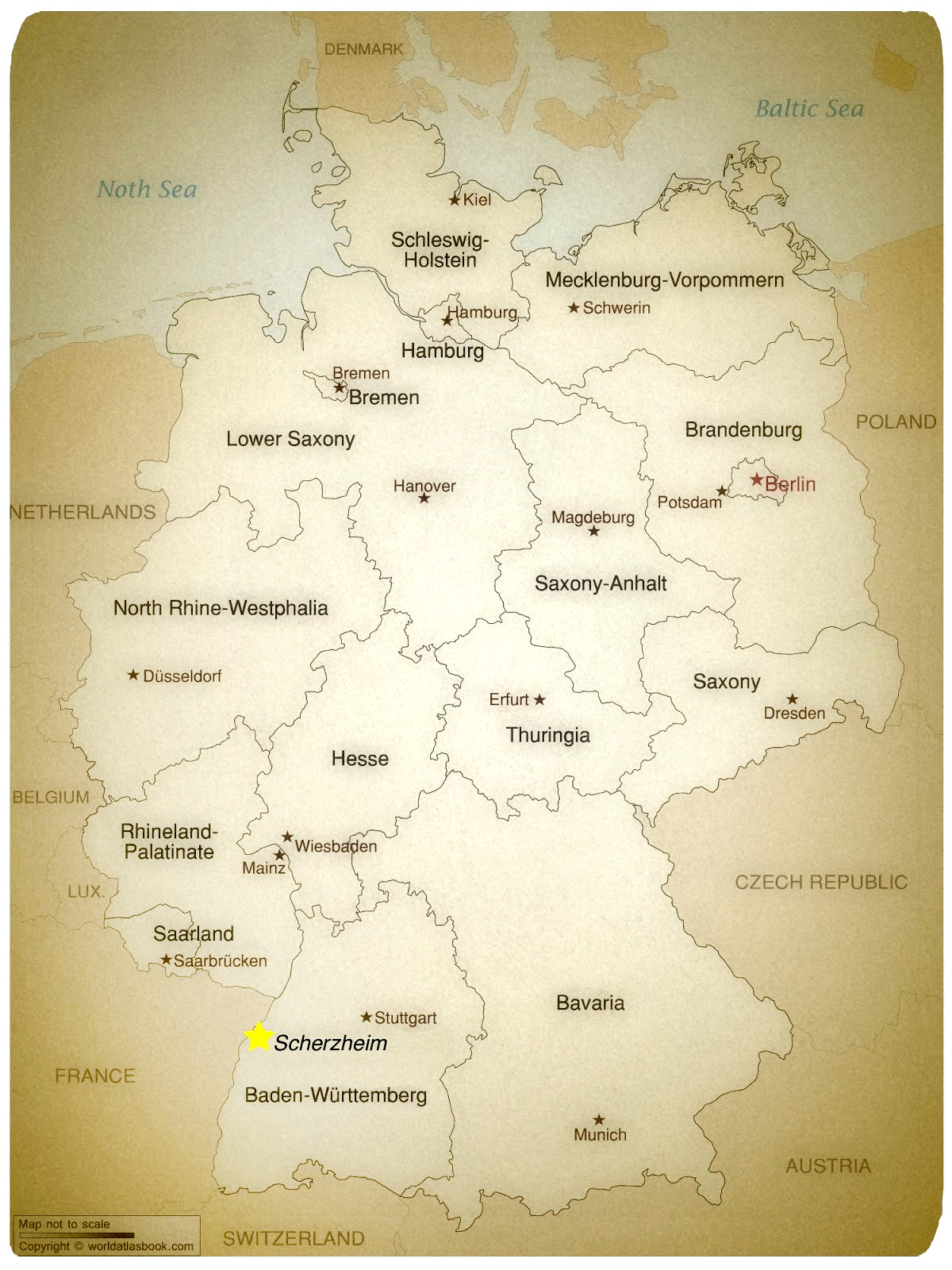 The Lost 69 of Scherzheim, Germany: About Scherzheim