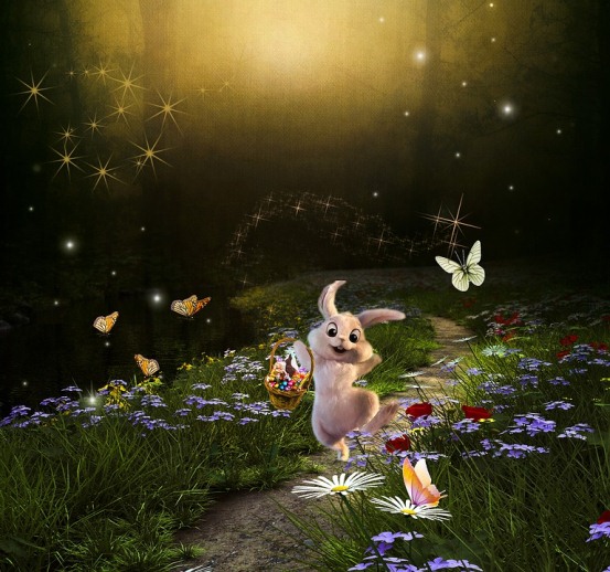 Fabel Singkat A Fox and a Little Rabbit | Cerita Inggris Indonesia