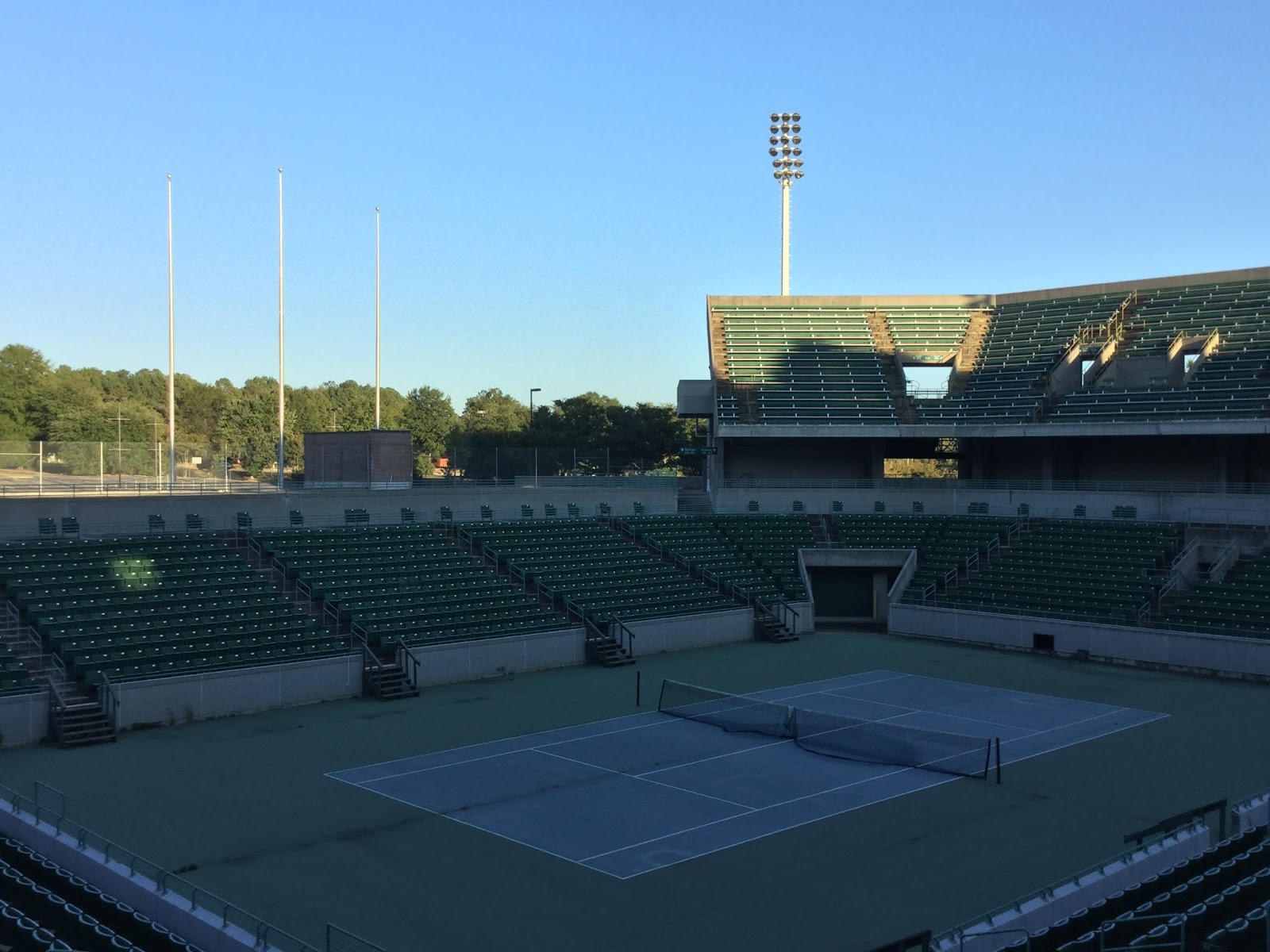 Abandoned Olympic Tennis Stadium (Stone Mountain Tennis Center ...