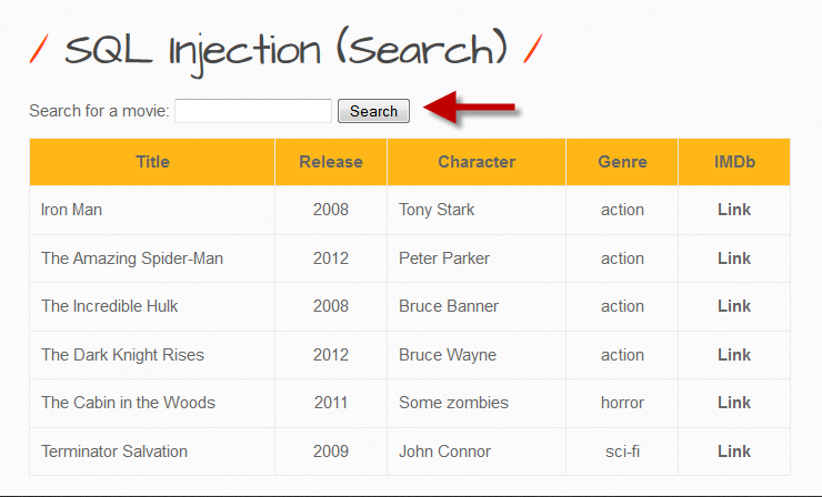 bWAPP Sql Injection | Security is just an Illusion