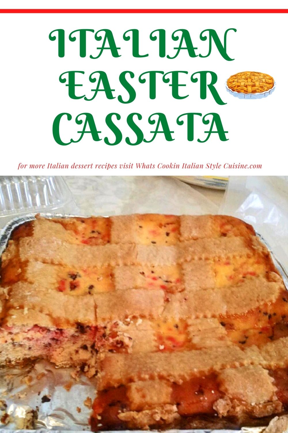 Italian Easter Cassata | What's Cookin' Italian Style Cuisine