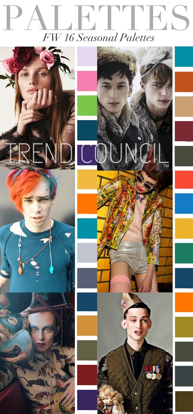 TRENDS // TREND COUNCIL - WOMEN'S AND MEN'S COLOR TRENDS . F/W 2016 ...