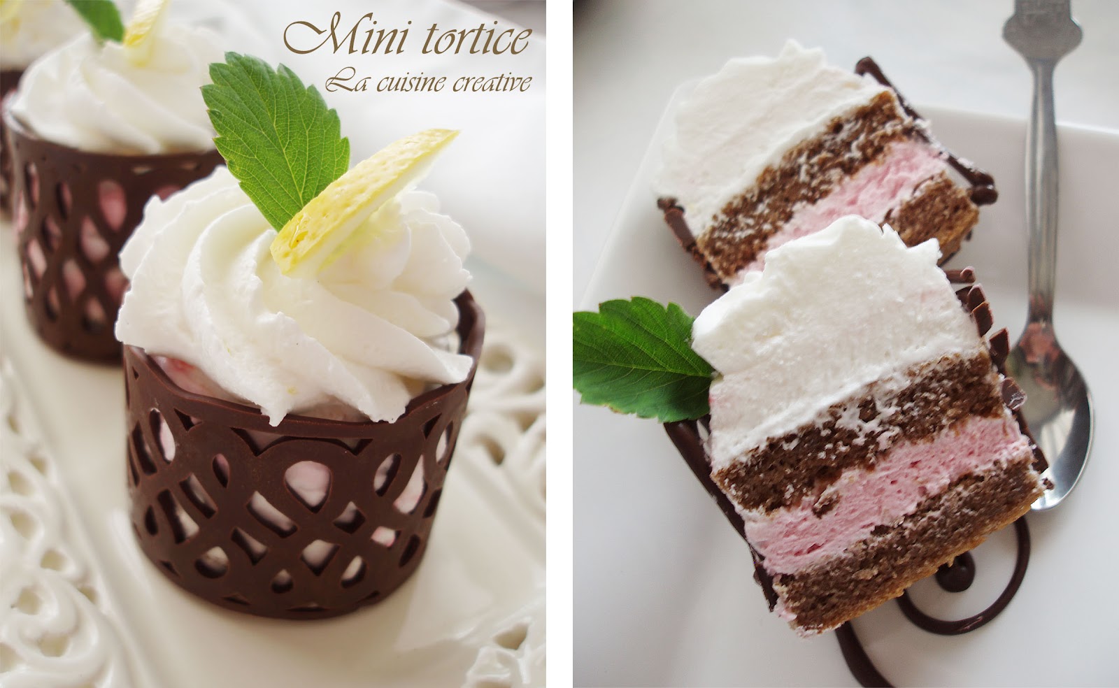 La cuisine creative: Mini tortice sa musom od malina i limuna