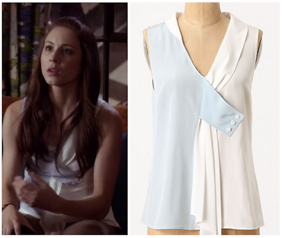 Pretty Little Liars: Season 3 Episode 9 Spencers Blue and White Tank | Shop Your TV