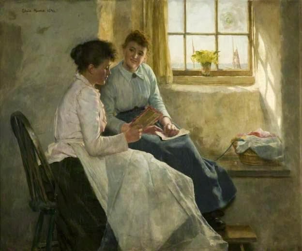 Reading and Art: Edwin Harris