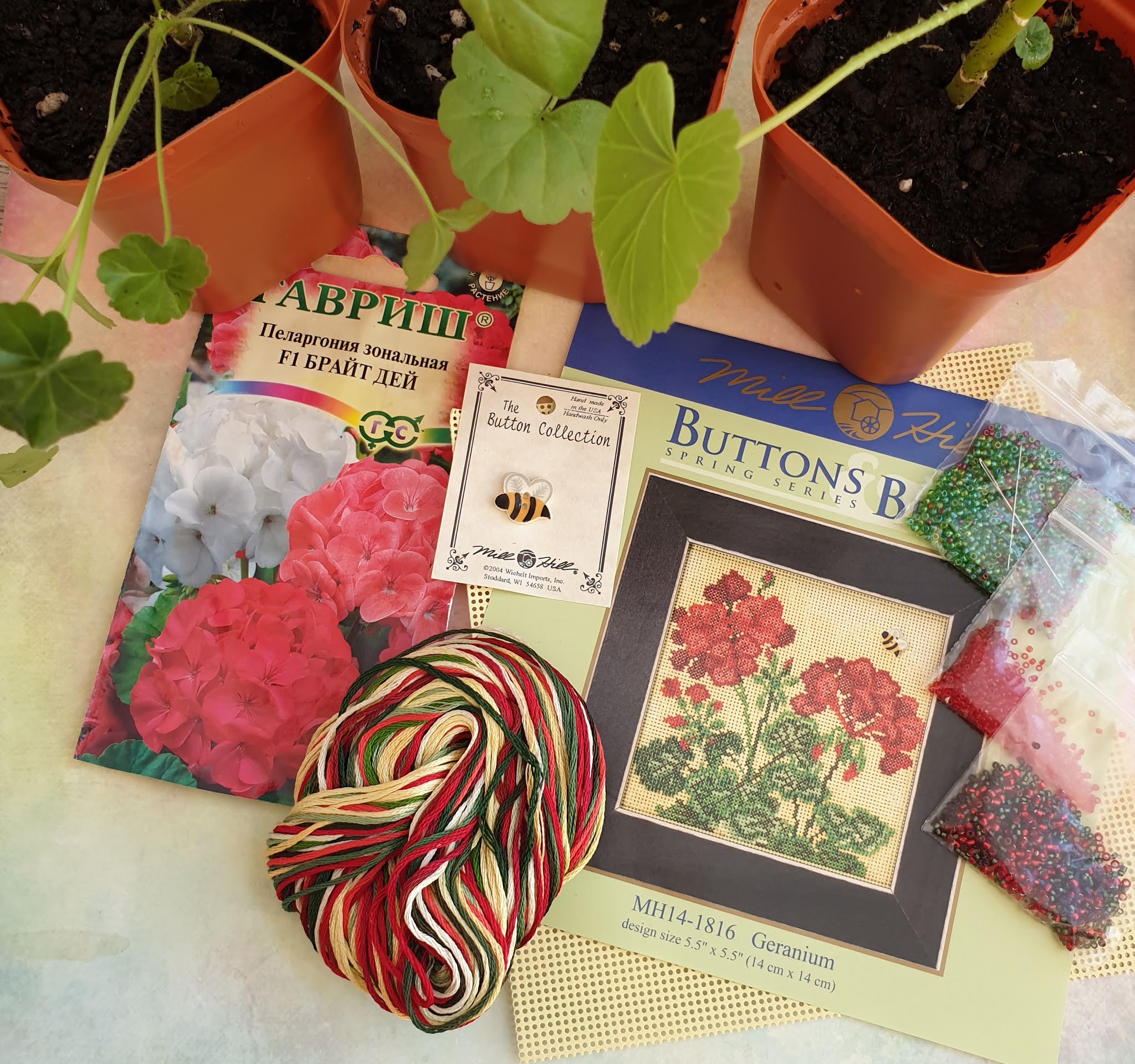 Добро пожаловать!: Mill Hill MH14-1816 Geranium