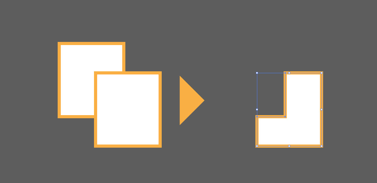 Cara Memotong Antar Objek (Shaping) di Adobe Illustrator - Masvian
