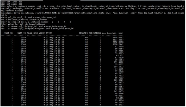 Davis Apps DBA: SQL Tuning Advisor for a SQL ID