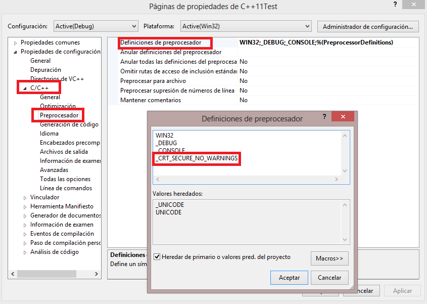 Error C4996 _CRT_SECURE_NO_WARNINGS