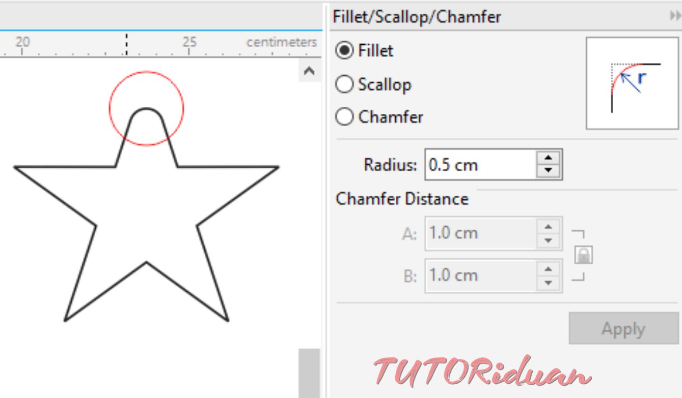 Cara Membuat Sudut Tumpul MUDAH dan CEPAT dengan CorelDRAW - TUTORiduan.com