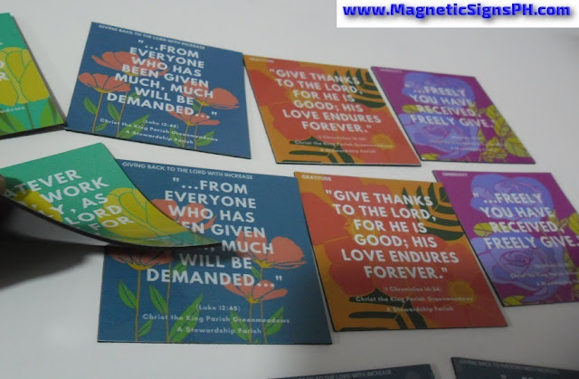 Custom Ref Magnets Philippines - MagneticSignsPH.com