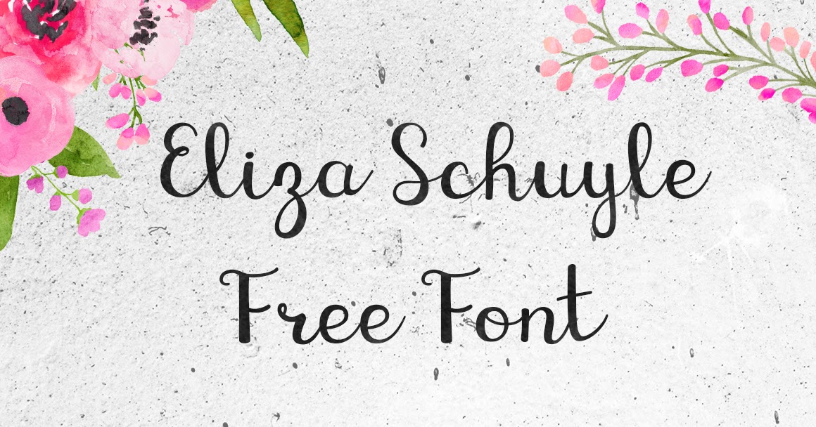 DLOLLEYS HELP: KG Eliza Schuyler Script Free Font