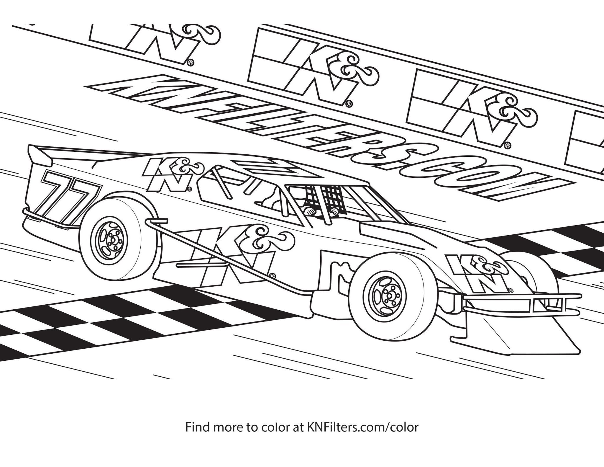 Race Car Coloring Pages ~ Coloring Pages