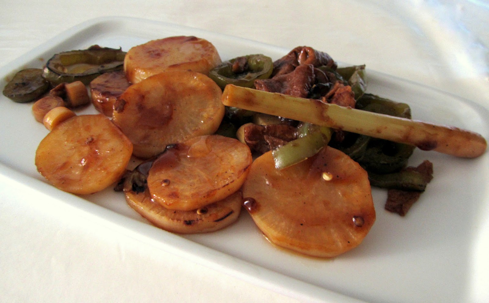 cocina con luz verde: Nabos con sabor oriental (dieta)