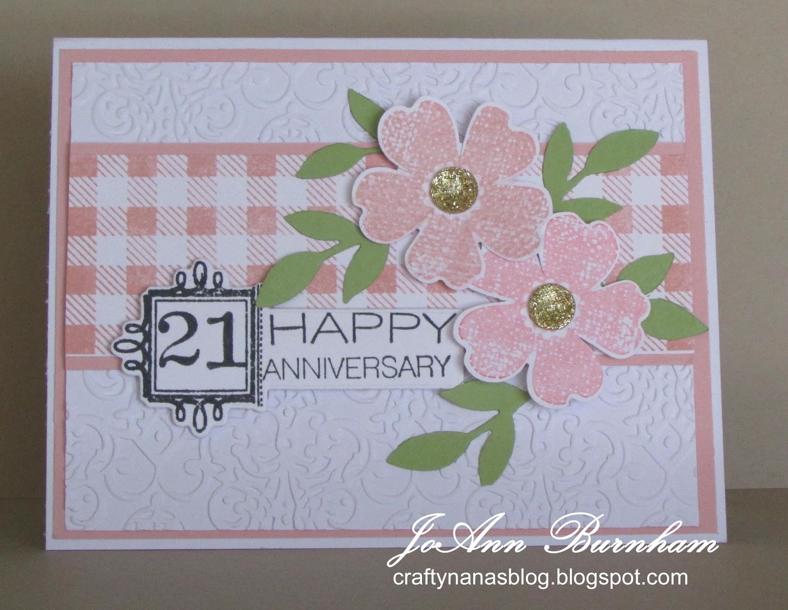 Crafty Nana s Blog Another Anniversary Card Crafty Nana s Blog Another Anniversary Card