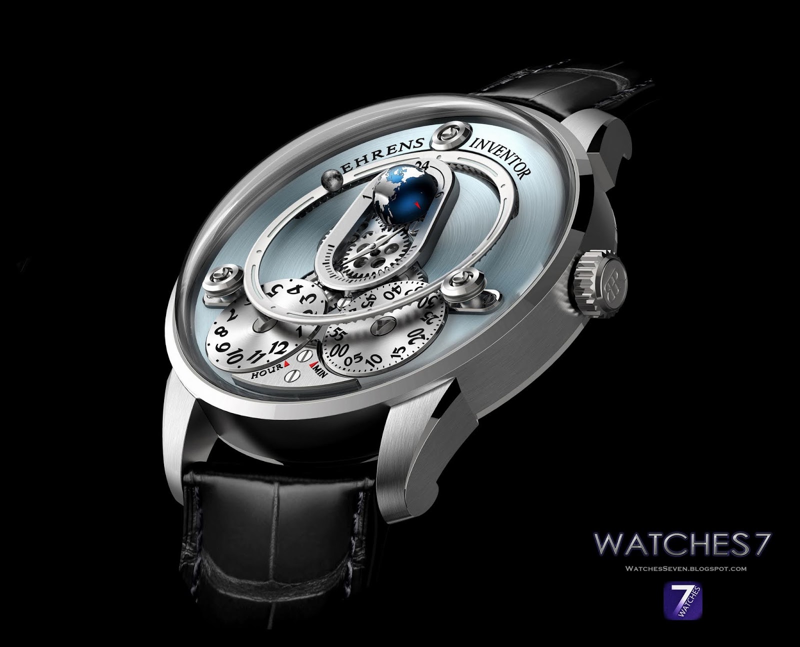 Watches 7: BEHRENS ORIGINAL – INVENTOR “Apolar” Light Blue Edition