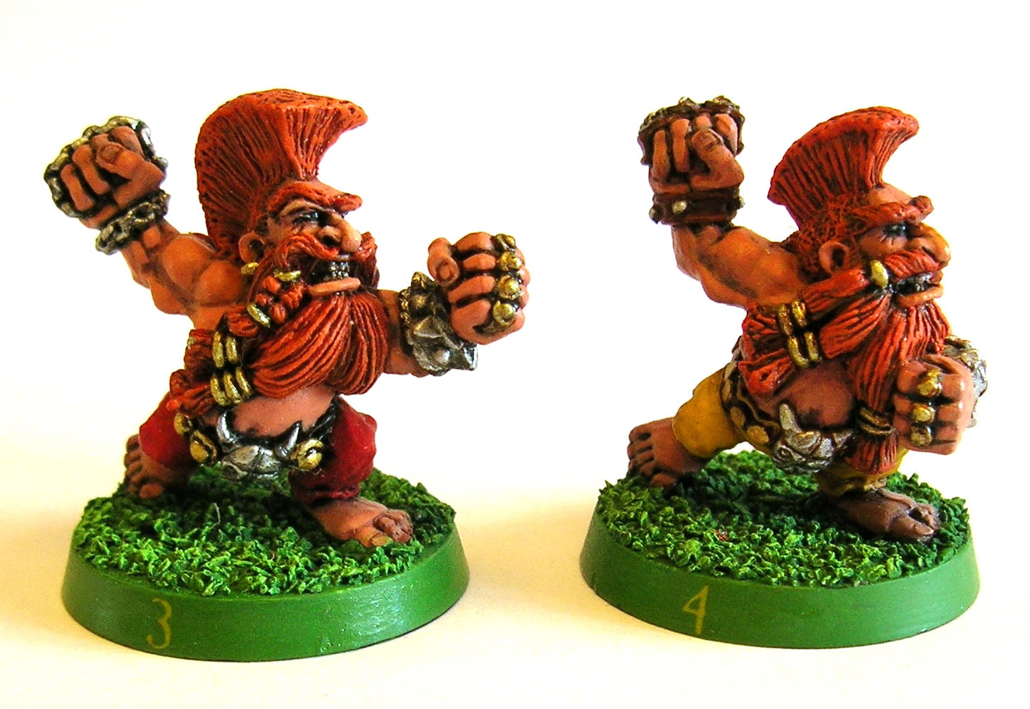 Spiky's Painting Blog: Dwarf Blood Bowl Team - finished 2005