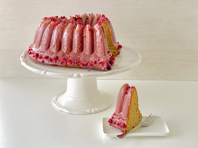 Fueling with Flavour: Ruby Chocolate Bundt Cake