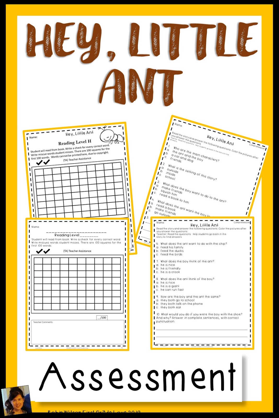 First Grade Love: 9+ Activities to Do With Hey, Little Ant Book