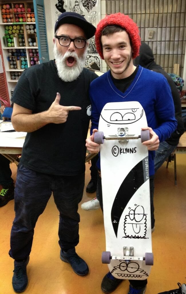 OASIS SKATEBOARD FACTORY: International artist/designer Kevin Lyons ...