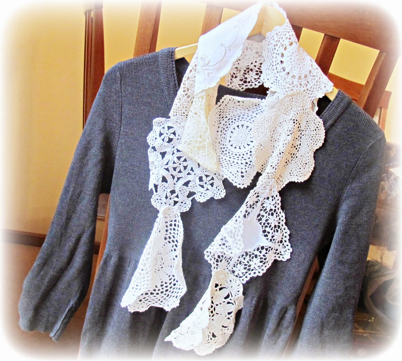 Two Cheeky Monkeys: Shabby Chic Scarves