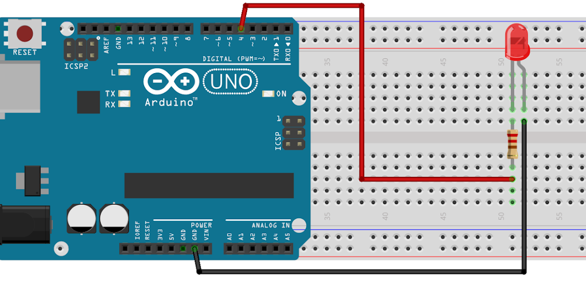 Menyalakan sebuah LED dengan Arduino #3 - D-Robotic Education