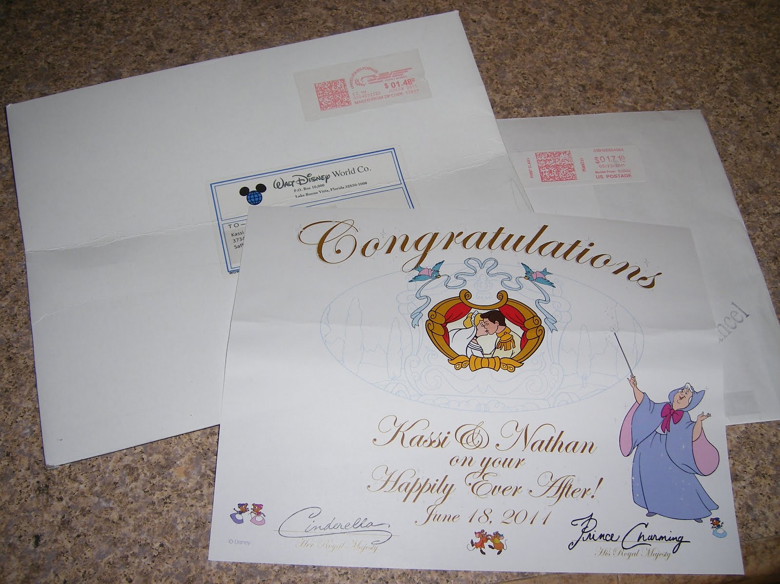 Kassi: My Road to Mrs: Well Wishes from Disney!