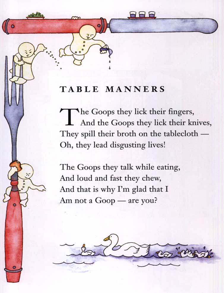 Nurture the Little People: Good Manners on Monday # 6 Table Manners