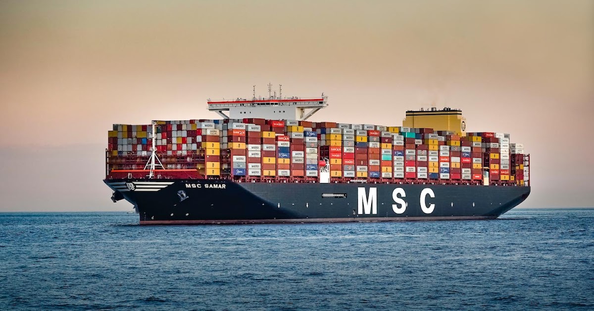 O CONTAINER DIÁRIO: MSC apresenta novo super navio com mais de 23 mil ...