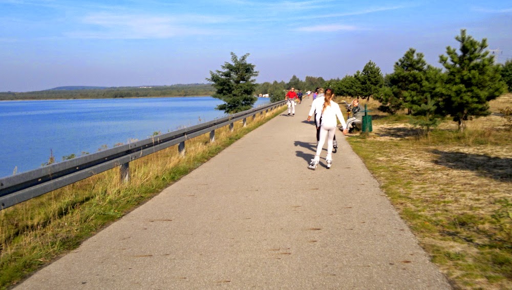 Blog na rolkach: Dąbrowa Górnicza: Pogoria IV - Zbiornik Kuźnica Warężyńska