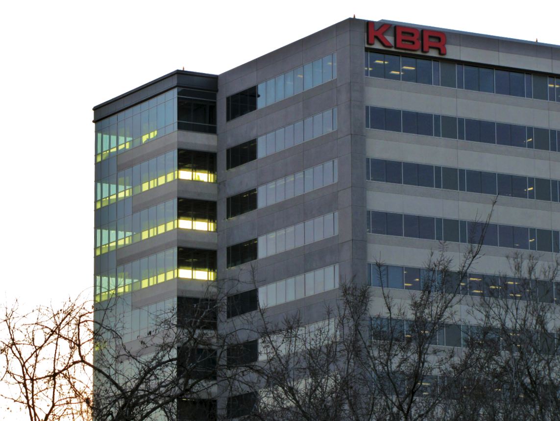 H-Town-West Photo Blog: KBR Logo and partial views of office towers ...