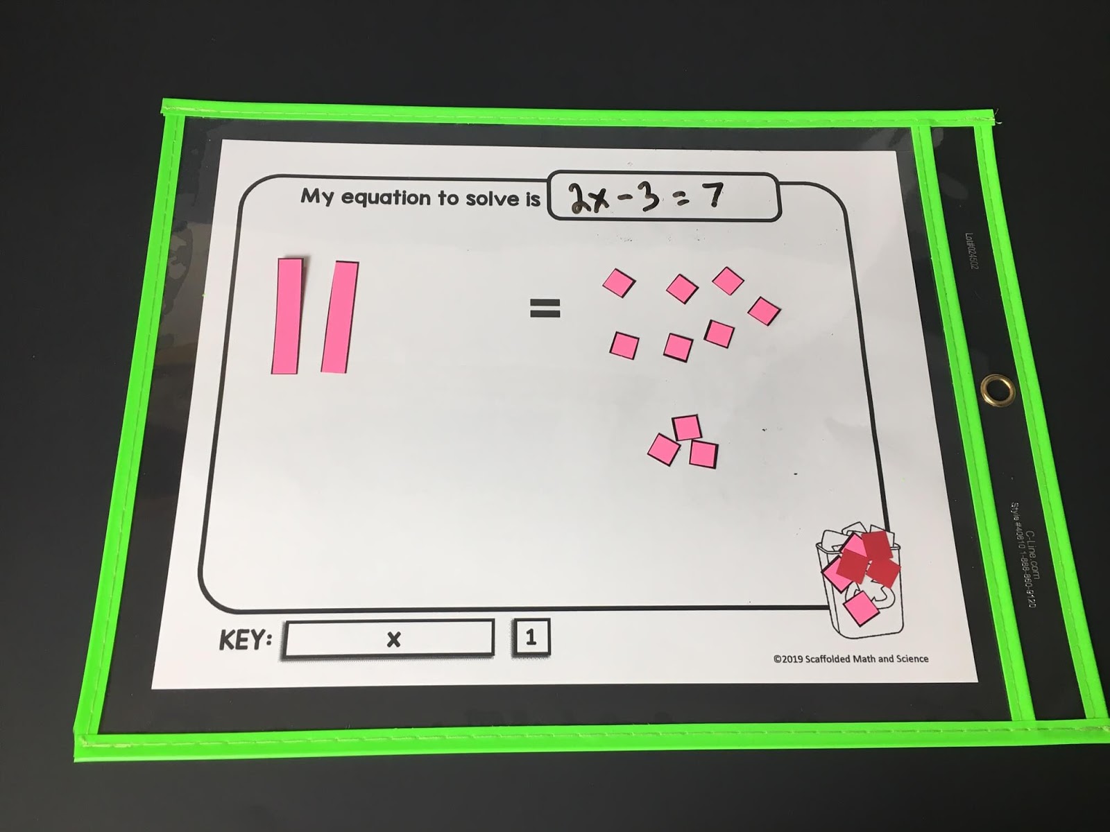 Scaffolded Math and Science: Solving equations using algebra tiles ...