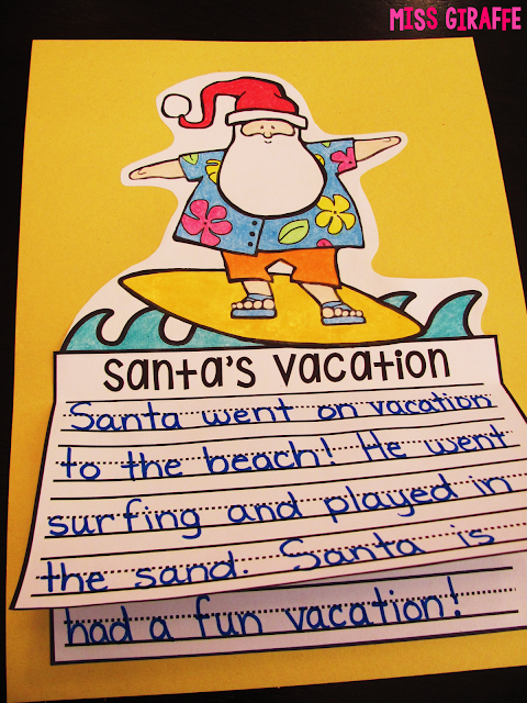 Miss Giraffe's Class: December Writing Crafts