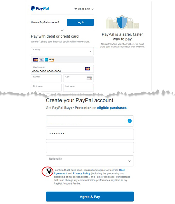 Paypal Payment Generator - Invoice Template