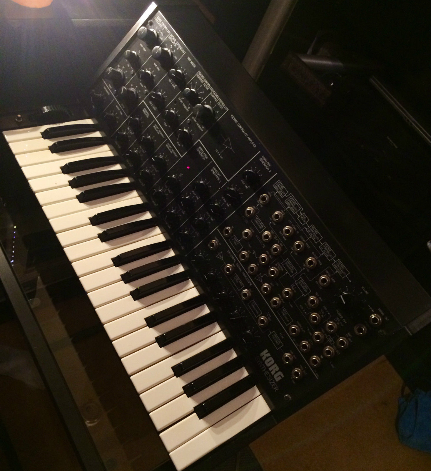 MATRIXSYNTH: German Korg MS-20 Vintage Analog Synthesizer SN 146025