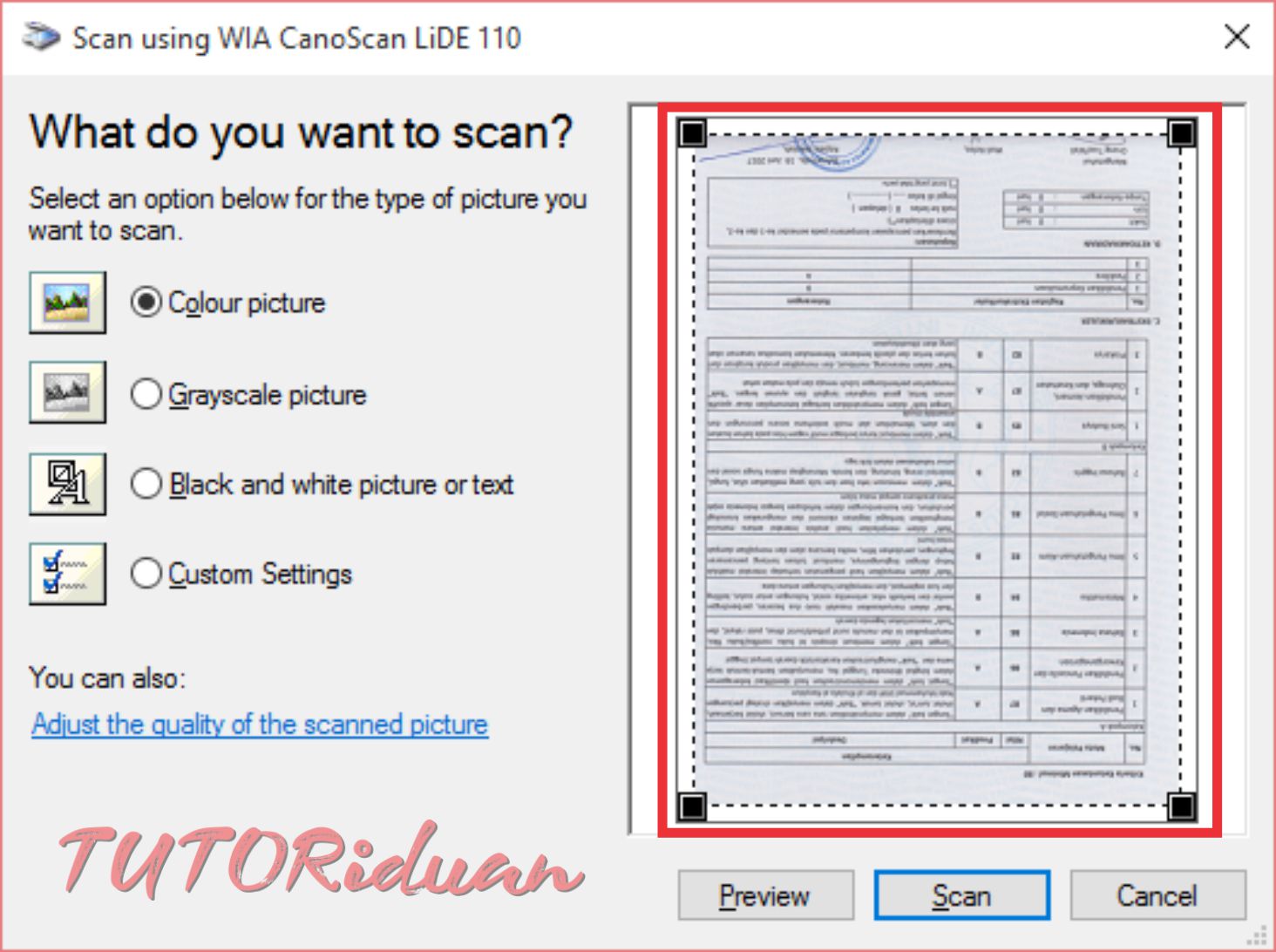 Cara Scan Gambar Ukuran Besar di Scanner A4 dengan Photoshop ...