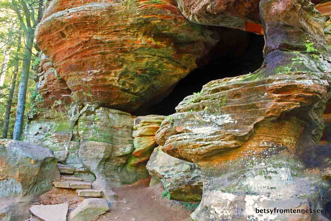 JOYFUL REFLECTIONS: ROCK HOUSE at Hocking Hills State Park, Ohio