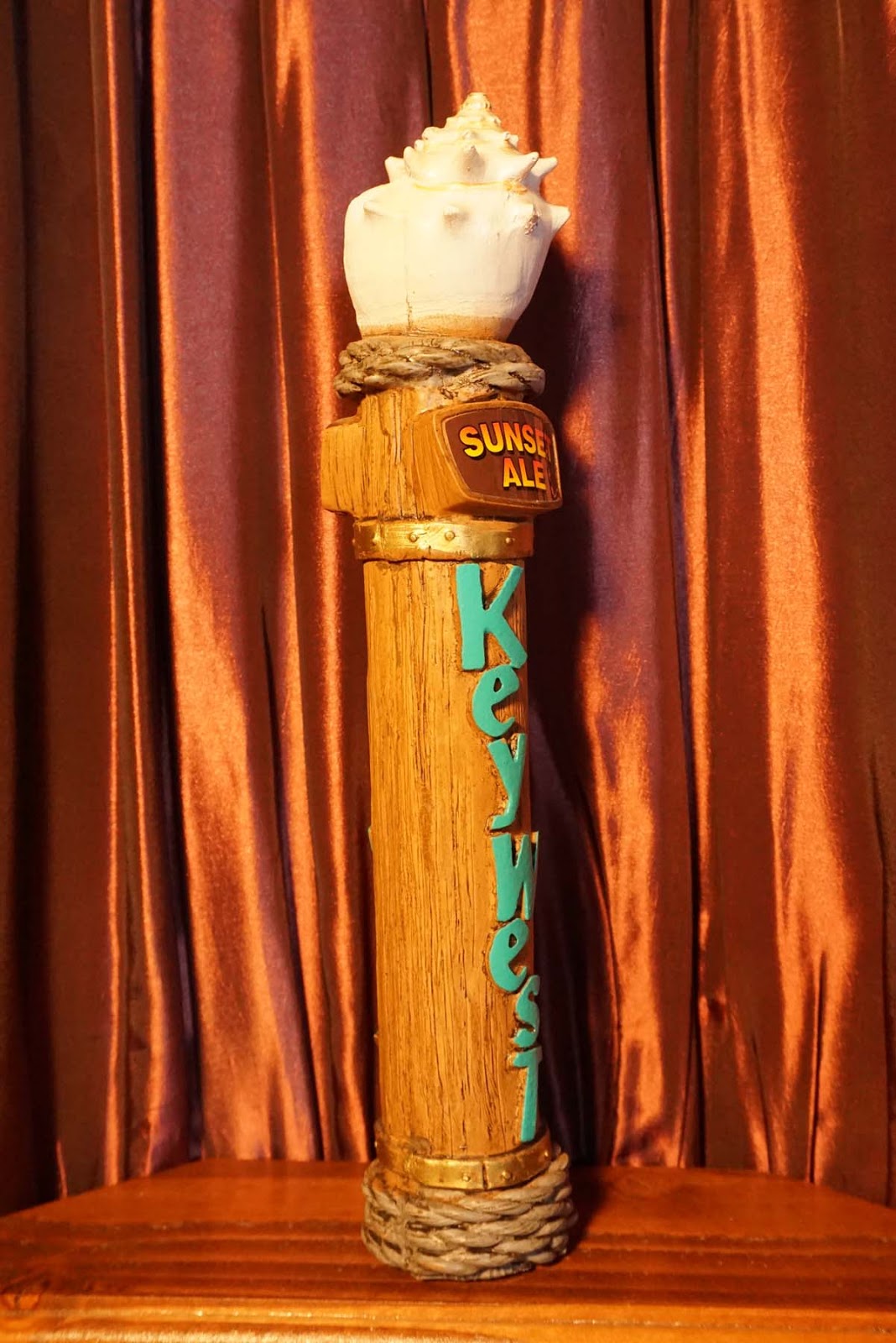 Tap Handle #691: Florida Beer Company - Key West Sunset Ale