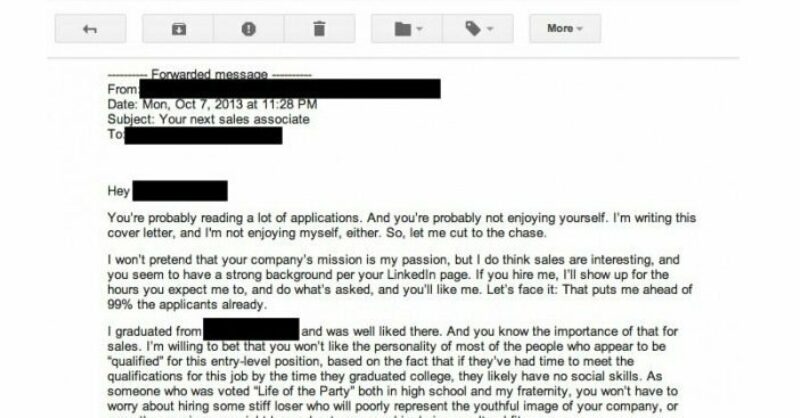 Bad Cover Letter Examples 2018 ~ Resume Letter