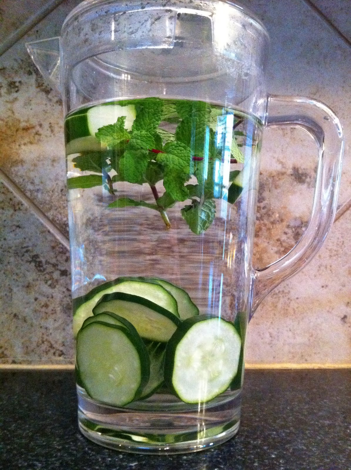 Hubby Approved Recipes: Cucumber Mint Water