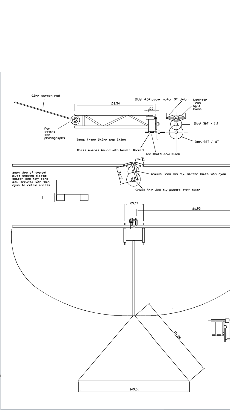 Ornithopter Plans Ornithopter Flapping Mechanism. DM Us For Your