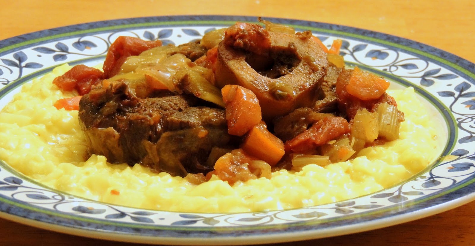 Unboxed and In Season: Osso Bucco with Saffron Risotto