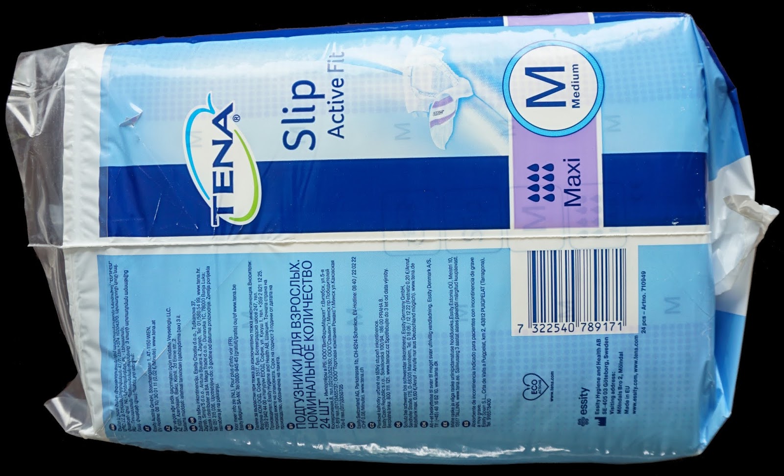 Diaper Metrics: Tena Slip Active Fit Maxi Adult Diaper Review