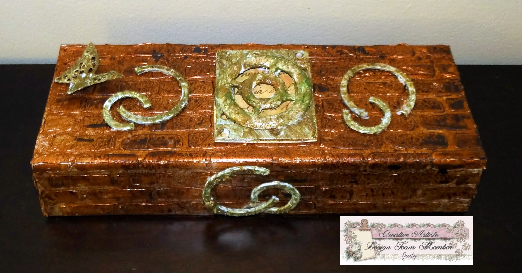 In Search of My Creative Side: Mixed Media Altered ATC Box