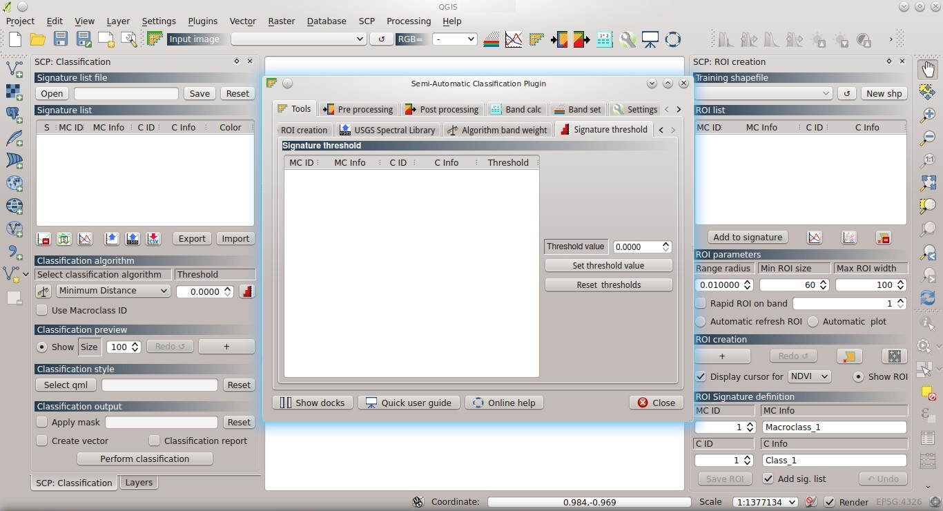 From Gis To Remote Sensing Major Update Semi Automatic Classification